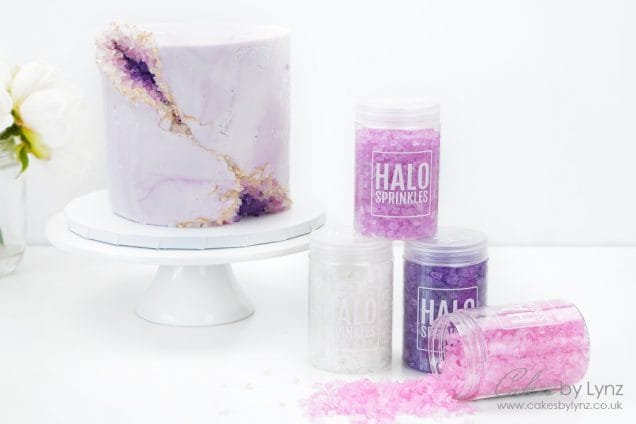 How to create a Geode Cake with a Stone Fondant Effect - Cakes by Lynz