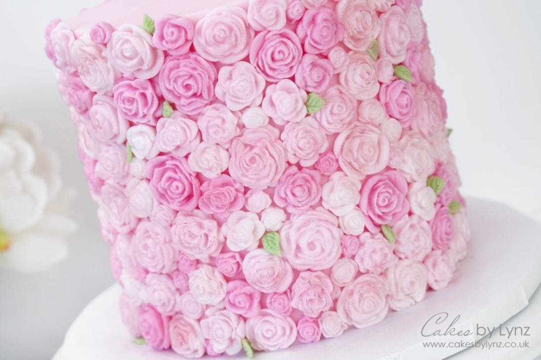 Rose Cake Texture Tutorial - Cakes by Lynz