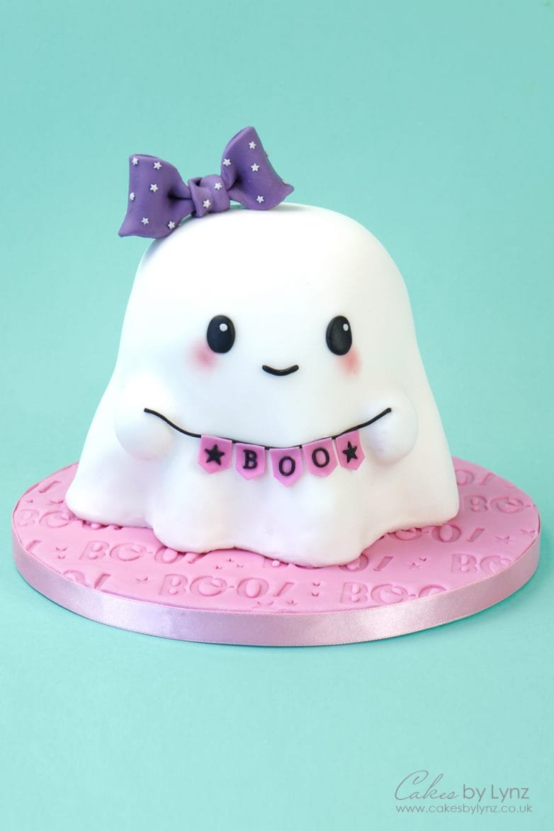 Cute Halloween Ghost Cake Tutorial - Cakes by Lynz