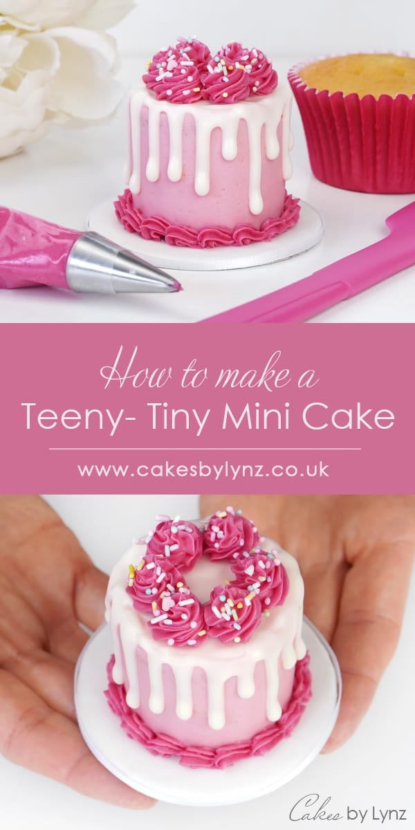 Making A Teeny-Tiny Mini Cake - Miniature Baking Tutorial - Cakes by Lynz