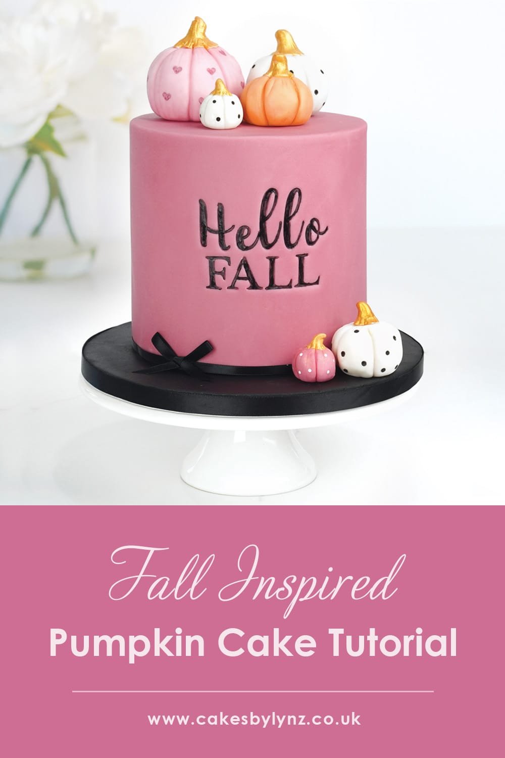 'Hello Fall' Pumpkin Cake Tutorial - Cakes by Lynz